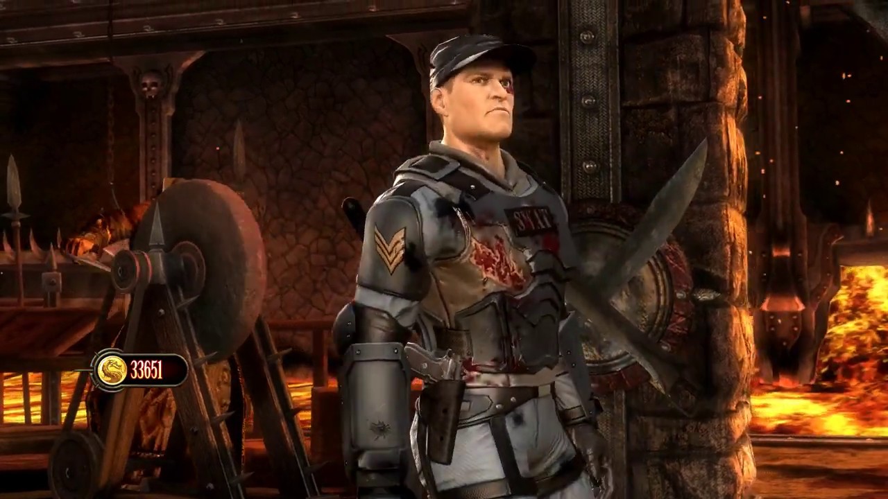 Mortal Kombat 9 Stryker Alternate Costume