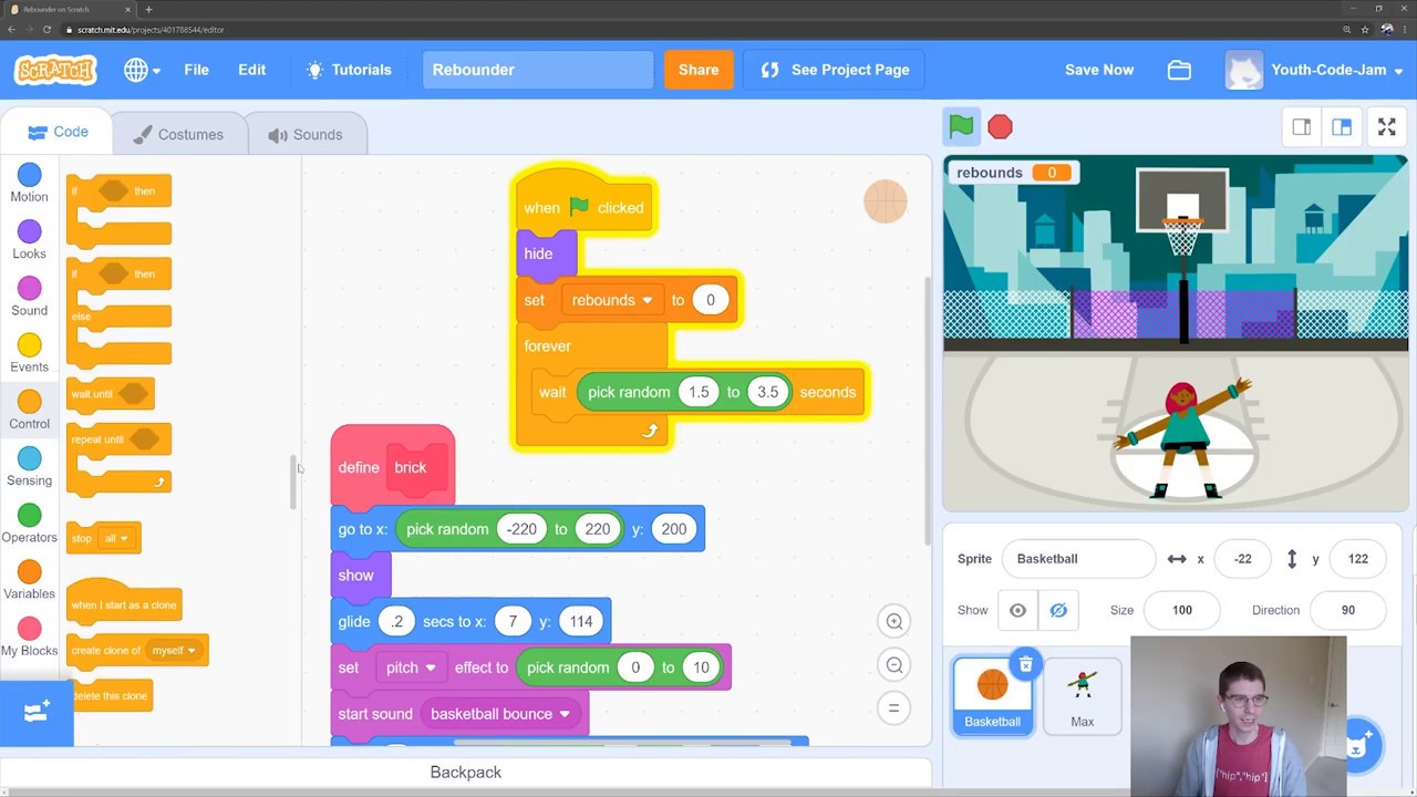 Spurs Give x Youth Code Jam Lesson 1 - YouTube