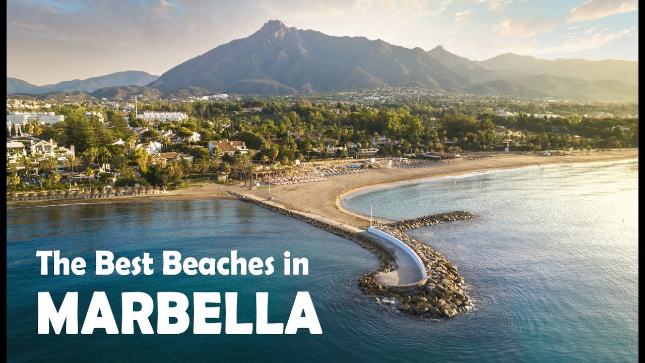 MARBELLA - The best beaches in town | Spain from Above [4K] - YouTube