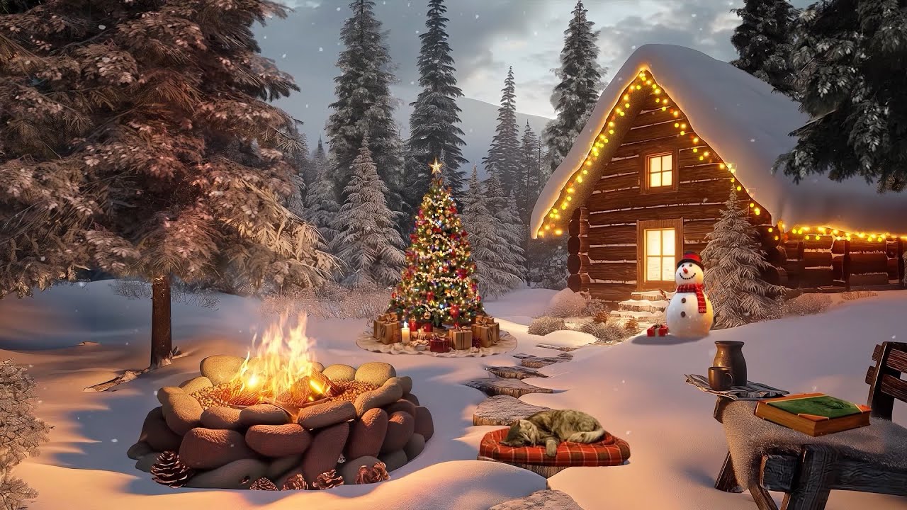 The Moment Christmas Has Arrived with Christmas Forest Campfire 🎄 ...
