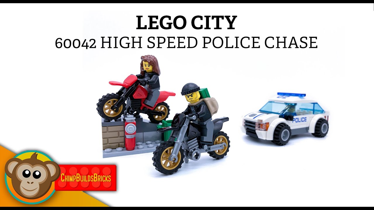 Lego City - 60042 High Speed Police Chase Speedbuild - YouTube