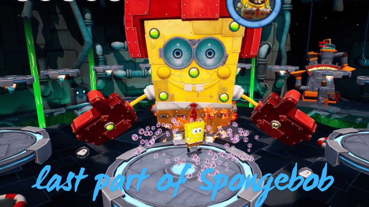 Play 19. Last part of SpongeBob SquarePants. Robot bucket. Kitchen ...