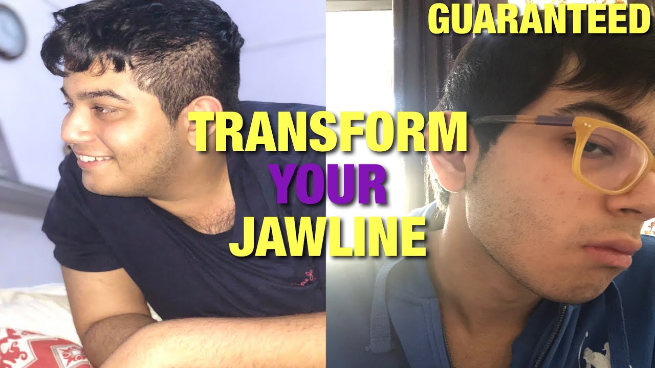 3 EASY WAYS TO GET A SHARP JAWLINE | IMPROVE FACIAL AESTHETICS - YouTube