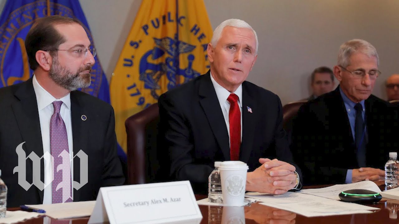Pence and coronavirus task force hold White House briefing - YouTube