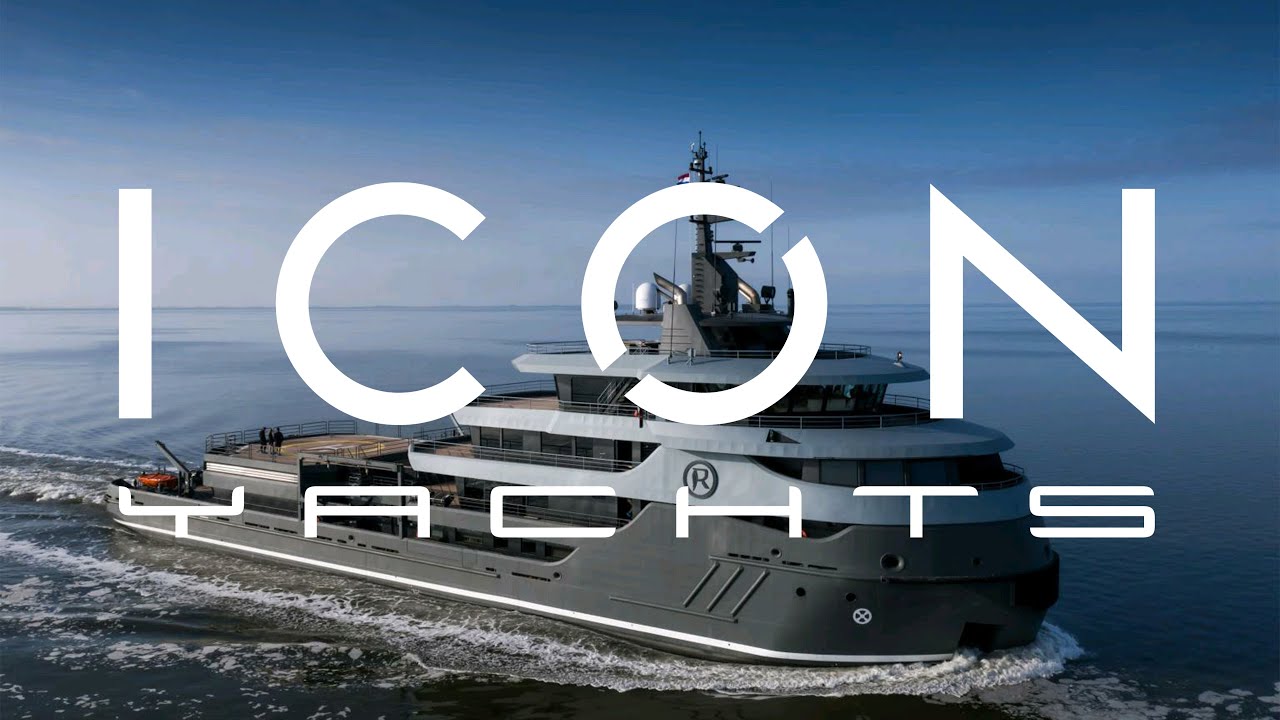 The 68m PROJECT RAGNAR on sea trials – ICON Yachts - YouTube