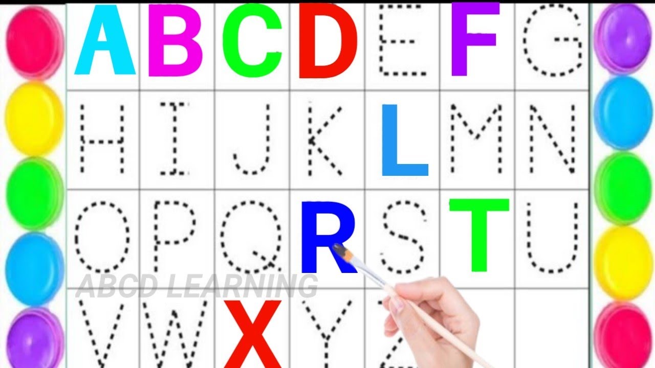 ABC for kids |Alphabet writing for kids |A to Z |write the alphabet ...