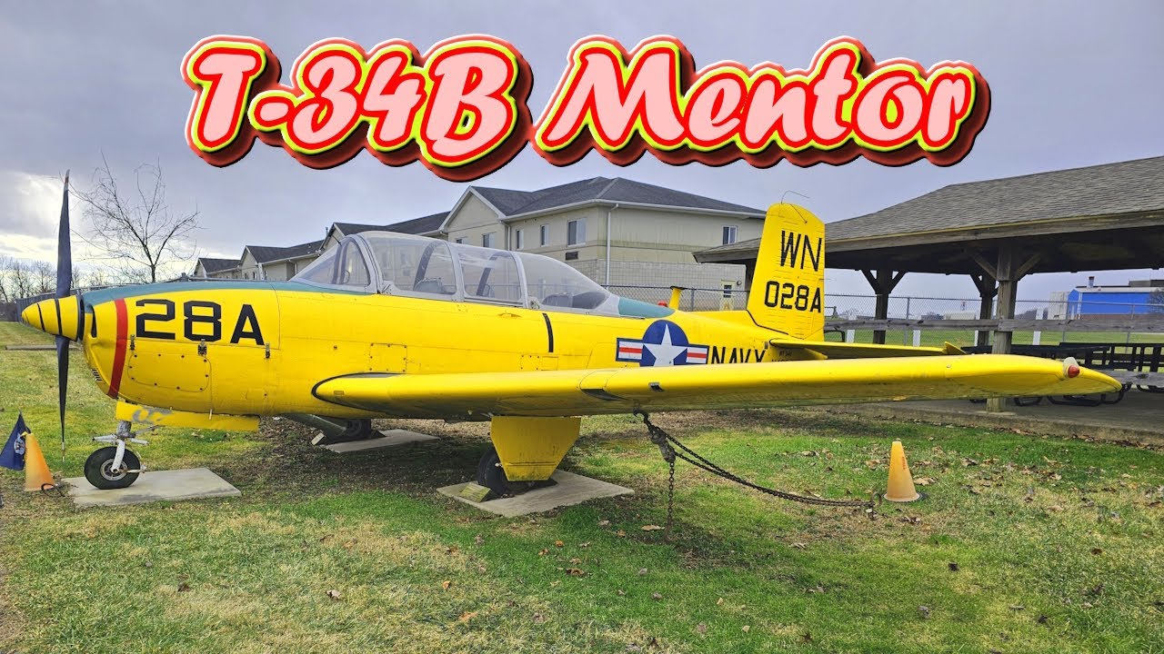 Meet the T-34B Mentor: A Plane that Trained Thousands! - YouTube