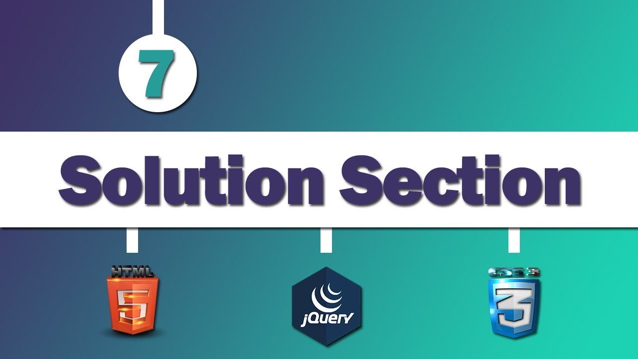 7 - ( Design Template ) Solution Section - YouTube