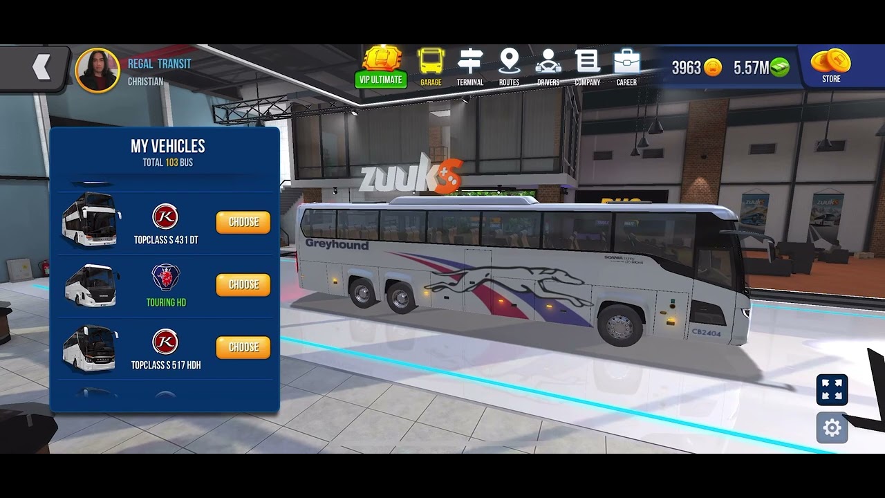 Bus Simulator: Ultimate 🇺🇸 (Greyhound Skin - Scania Touring HD) - YouTube