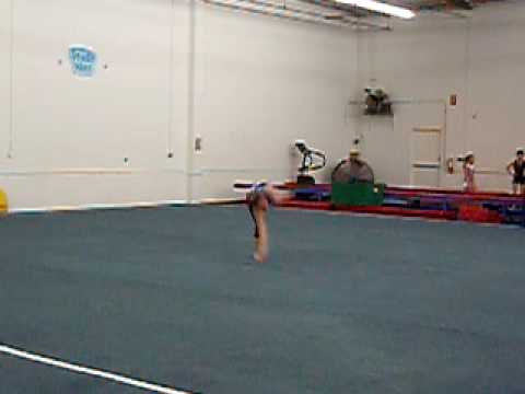 Gymnastics tumbling run. New Level 8 skill - YouTube
