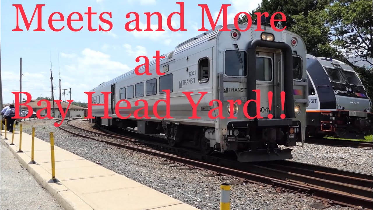 Mid-Day Action at the Bay Head Yard - YouTube