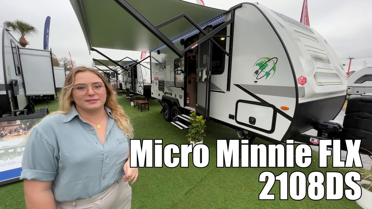 Winnebago Industries Towables-Micro Minnie FLX-2108DS - YouTube