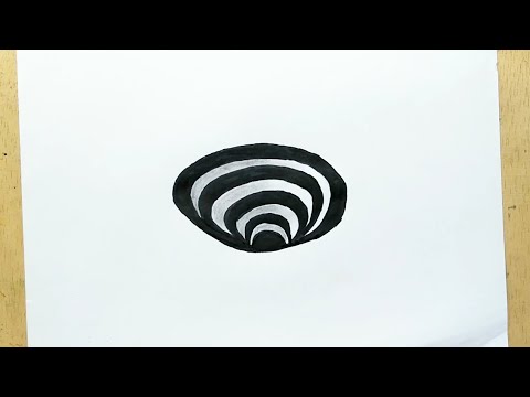 how to draw easy 3D illusion tricks satisfying|Magic perspective with ...