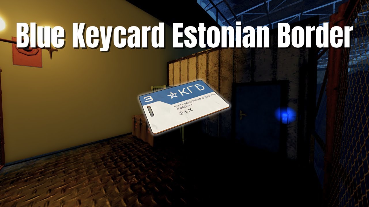Blue Keycard Estonian Border | Project Delta - YouTube