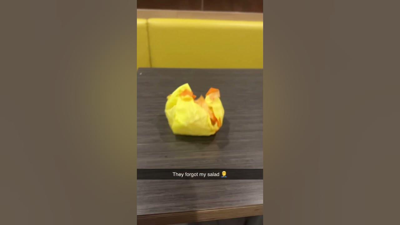 They Forgot My Salad π€¦ββοΈ Youtube