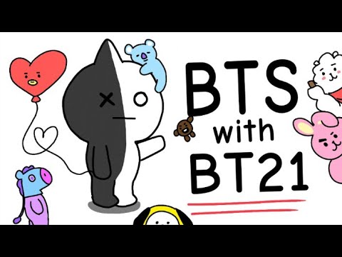 BTS with BT21 | Animation - YouTube