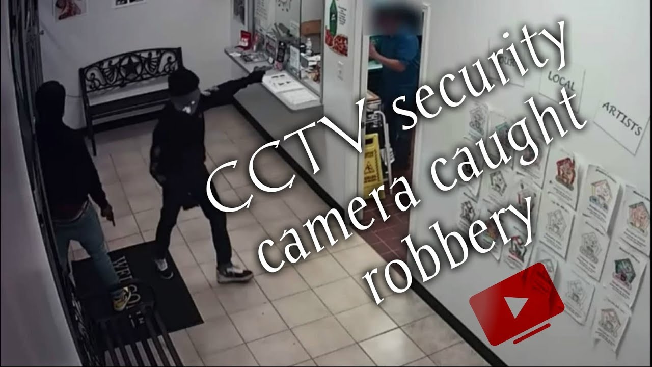 Armed Robbery CCTV Footage In LA - YouTube