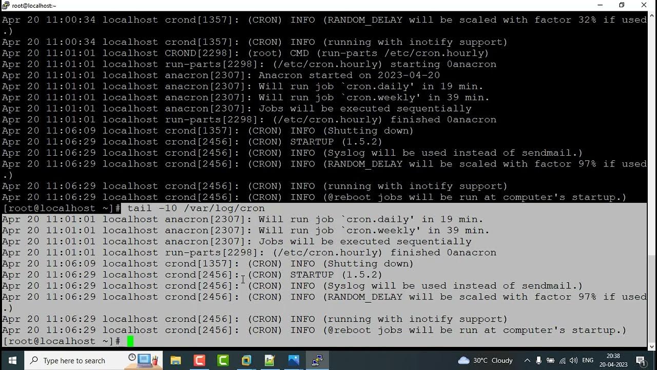 Schedule Future Tasks in Linux Using at Command and Crontab @cloudnuggets5521 - YouTube