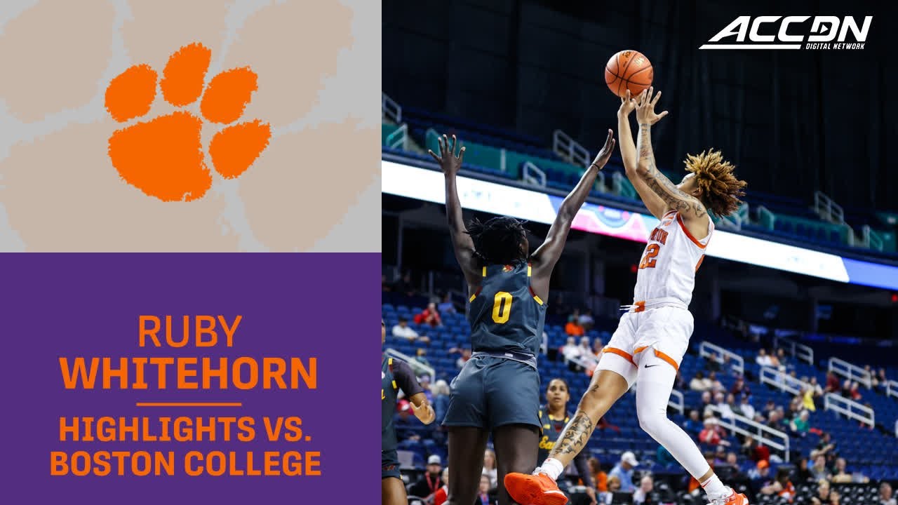 Clemson's Ruby Whitehorn Scores Career-High 26 Points - YouTube