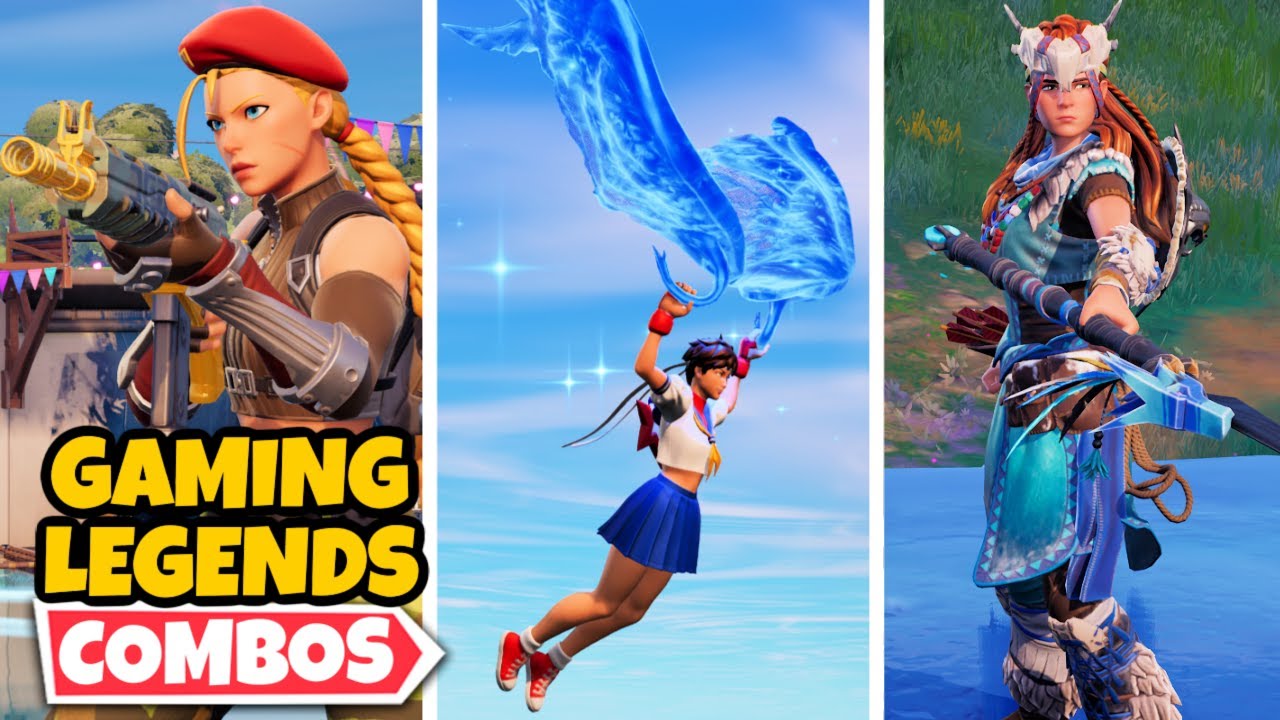 BEST GAMING LEGENDS SKIN COMBOS IN FORTNITE! (PART 1) - YouTube