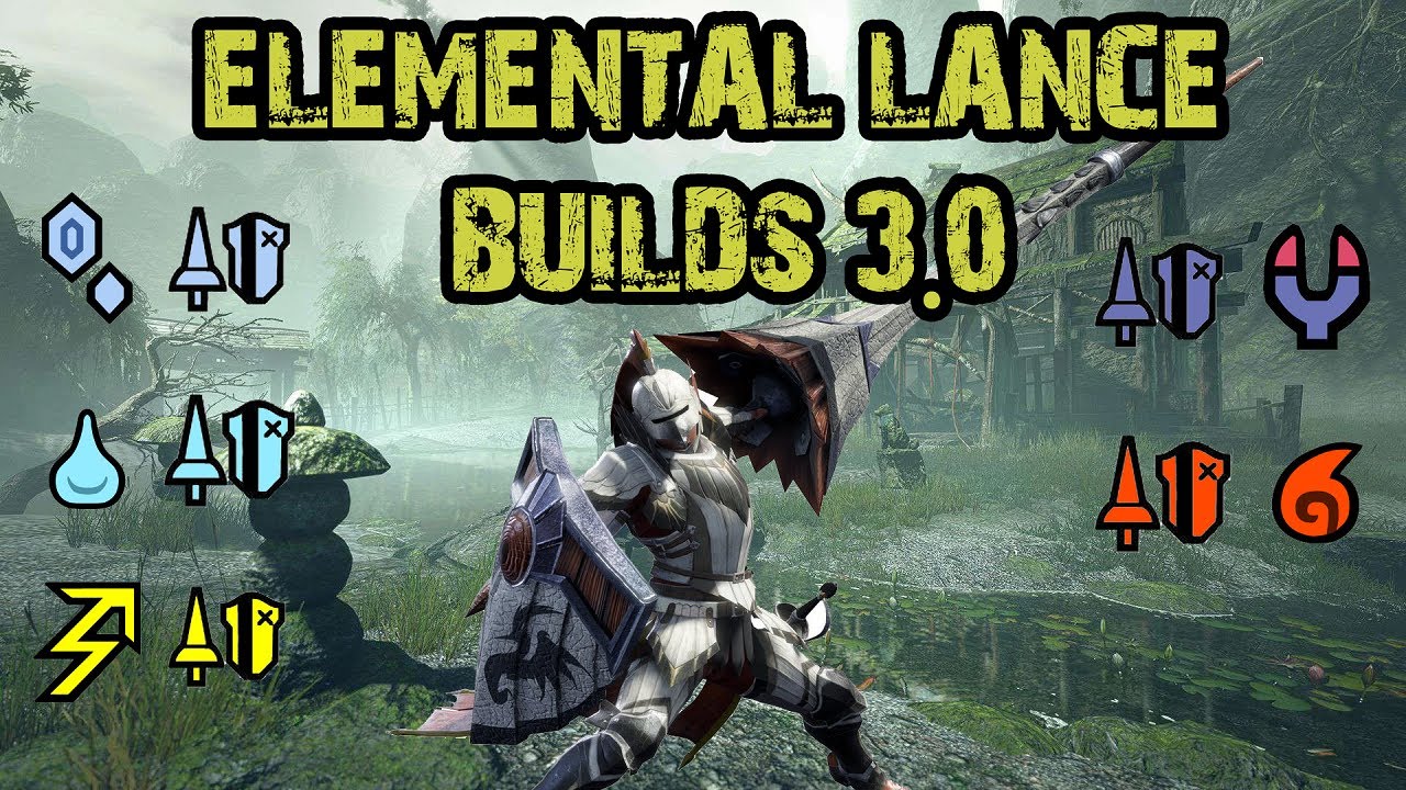 MH Rise Elemental lance builds 3.0 - YouTube