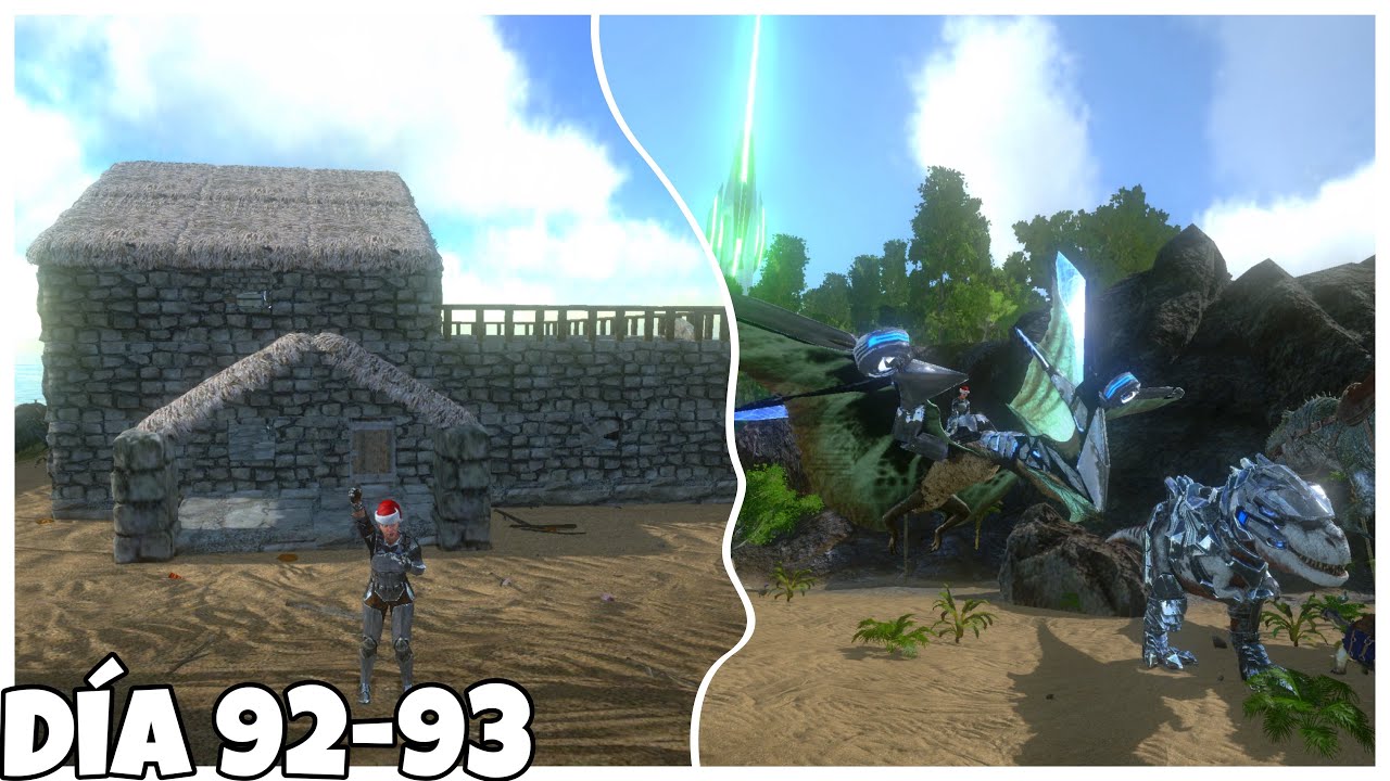 Sobreviviendo 100 días en ARK mobile CAP 92-93 “La Casa de Piedra y ...