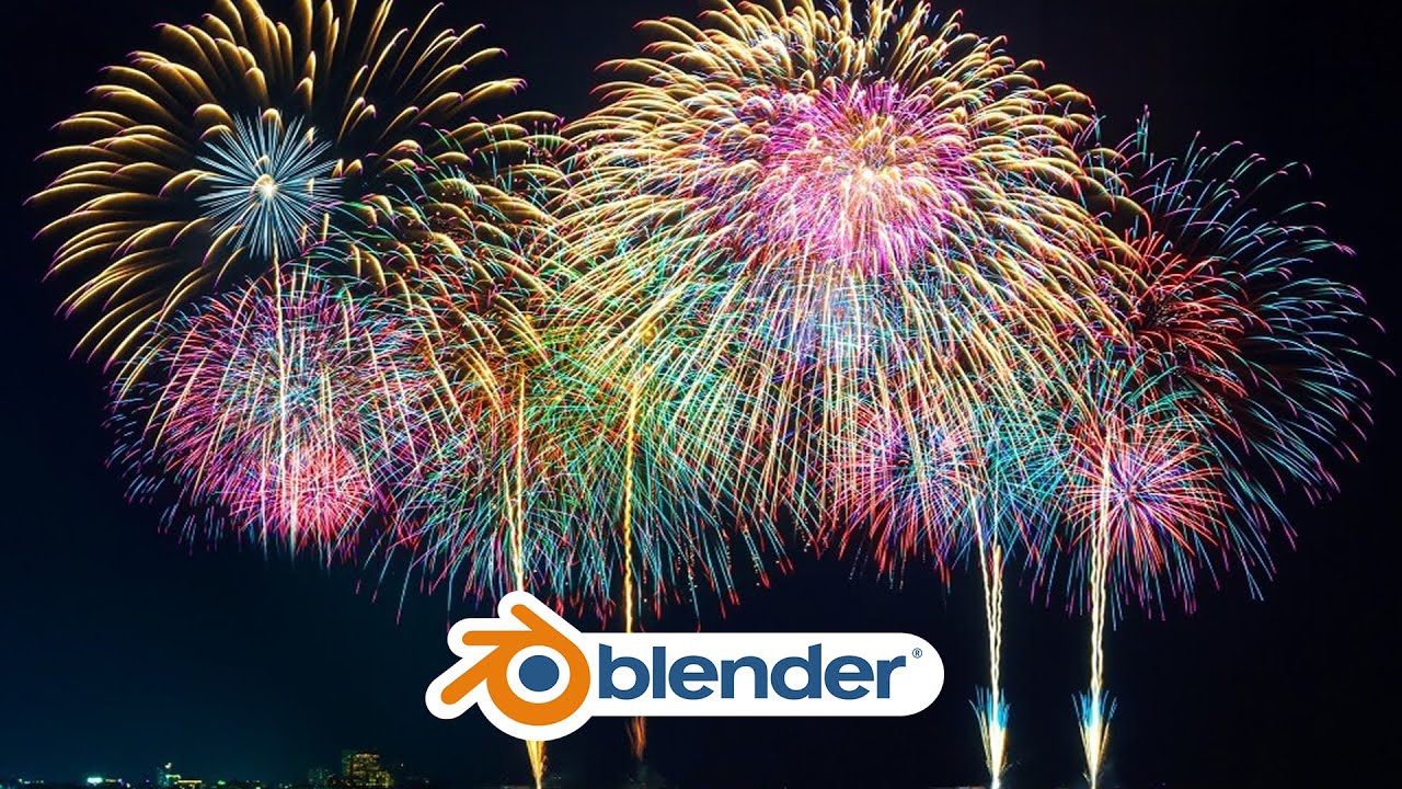 آتیش بازی چهارشنبه سوری 🎉 FireWorks Blender Particle - YouTube