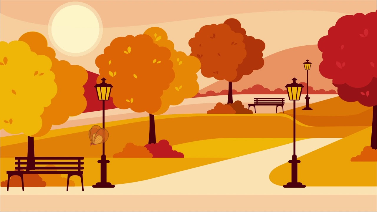 Fall Scene Animation Final - YouTube