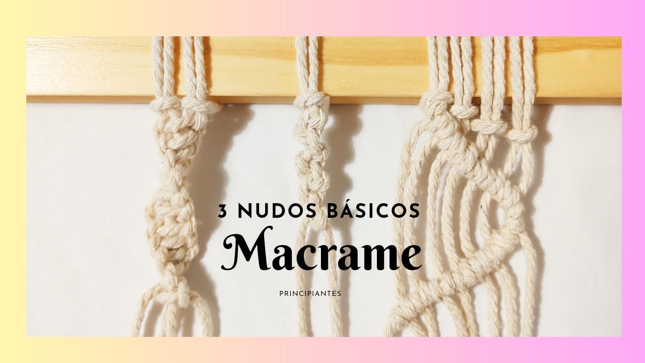 Macrame | NUDOS BASICOS. espiral | festón | festón doble ...