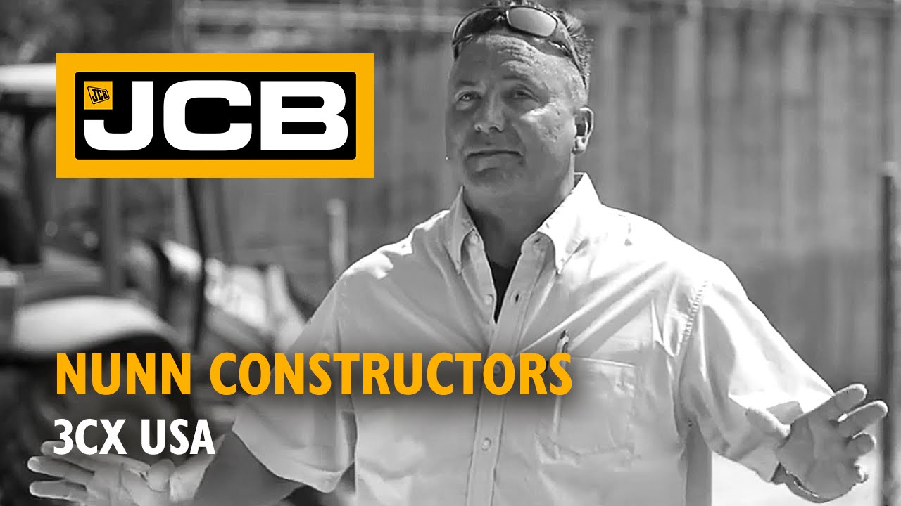 JCB at work for Nunn Constructors - USA - YouTube