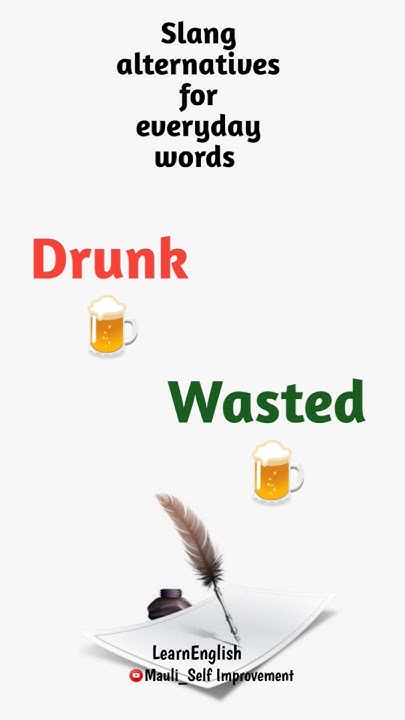 | 10 Slang Alternatives For Everyday Words | English Speaking Practice ...