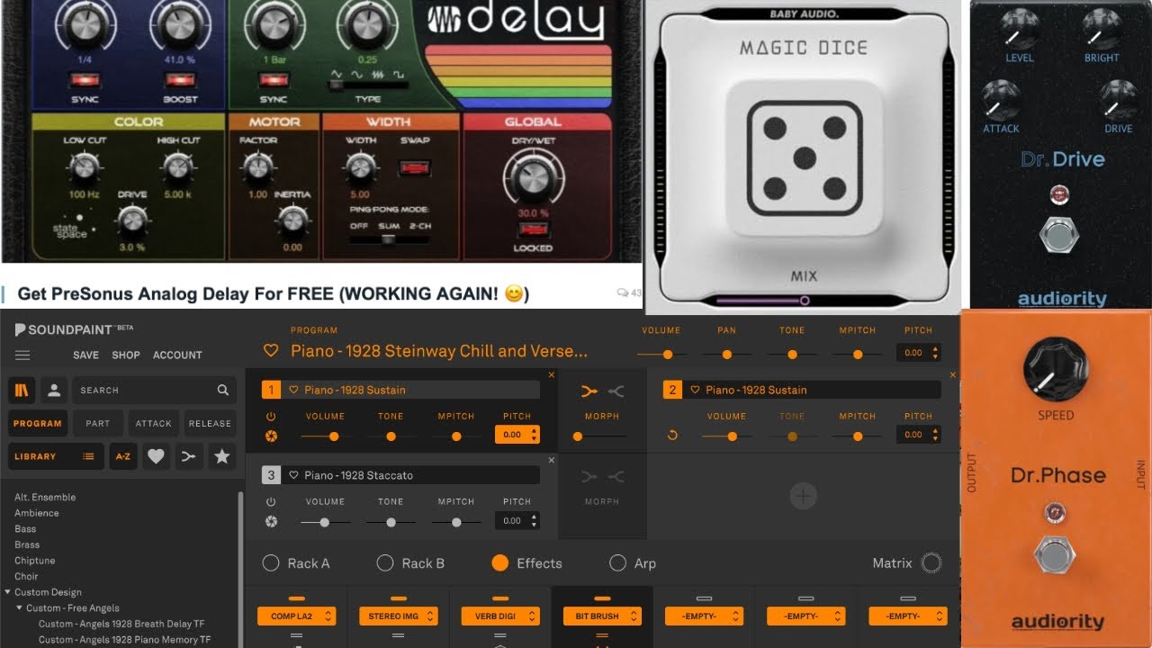 FREE VST PLUG-IN (SoundPaint, BabyAudio, PreSonus, Audiority) Now you ...