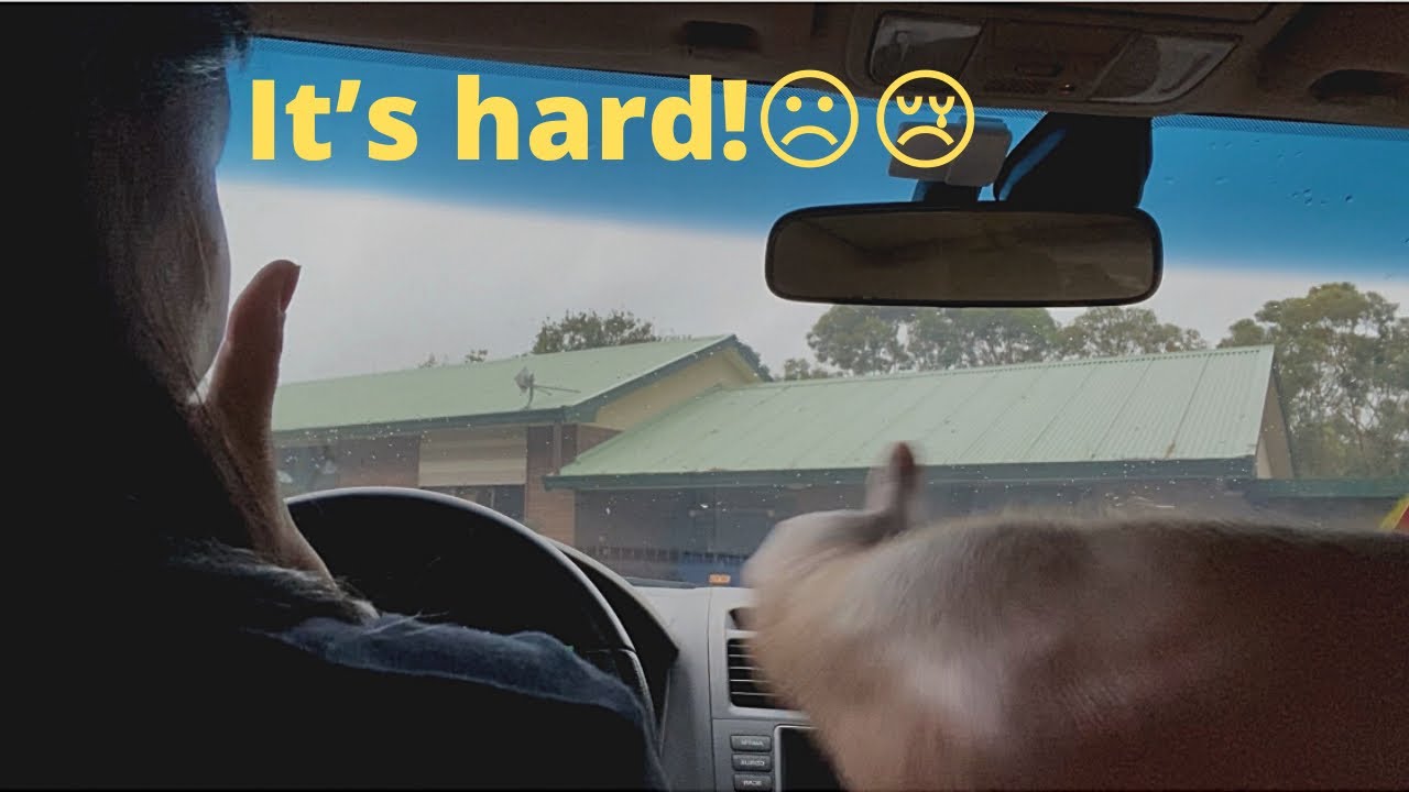 Driving lesson with my strict instructor husband - YouTube