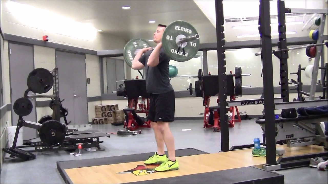 Mid-Thigh Hang Clean with Power Catch - YouTube