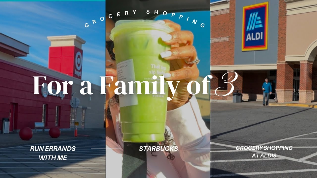 Family of 3 Grocery Shopping on a Budget | Aldi Haul & Target Returns ...