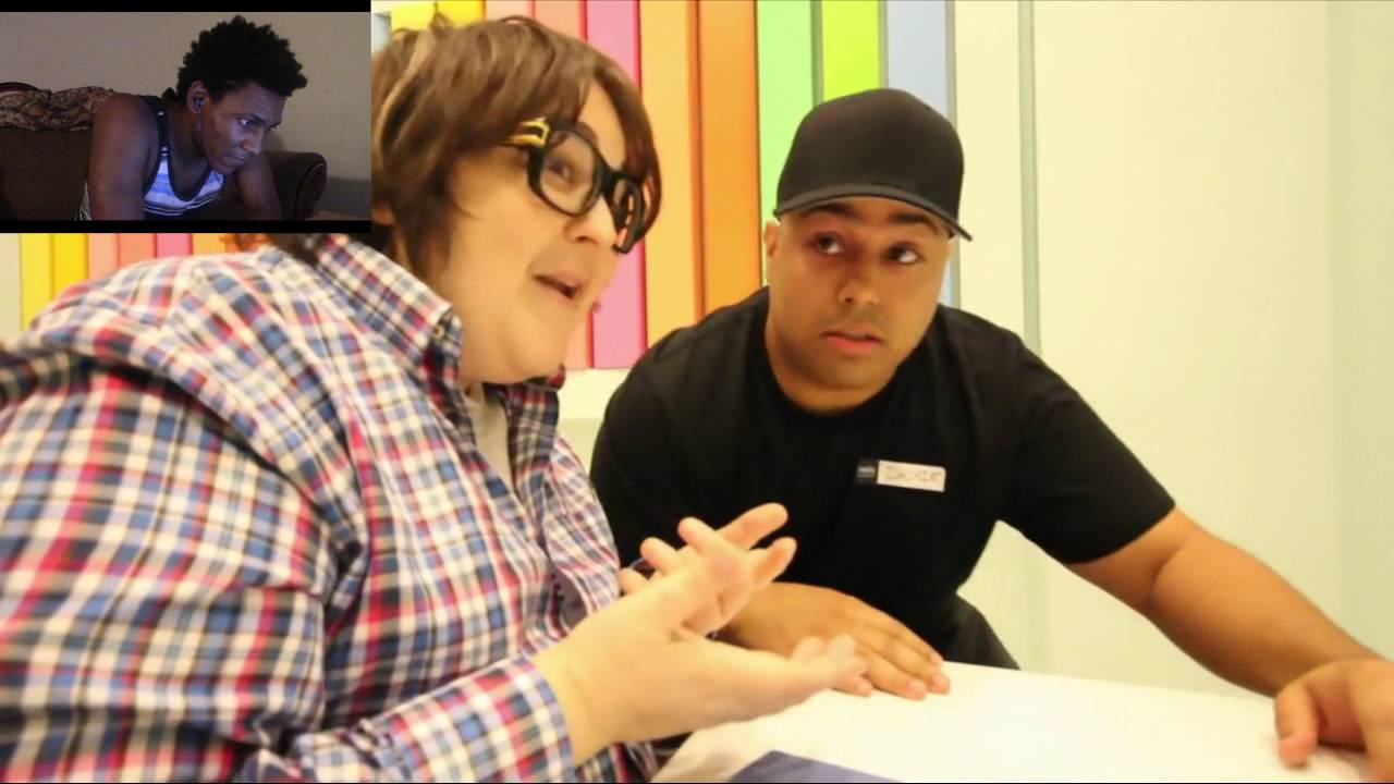 Dashie XP Ghetto Waiter Reaction - YouTube