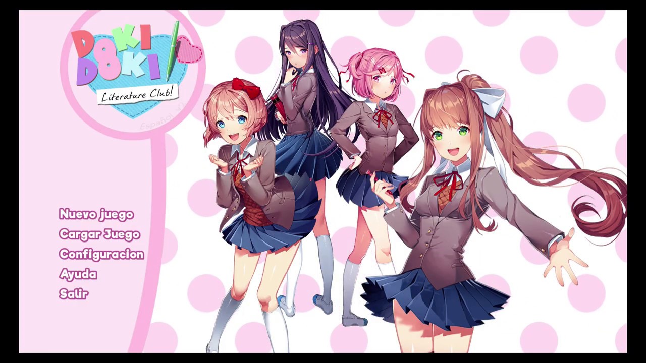 El inicio de doki doki literature club : #1 - YouTube
