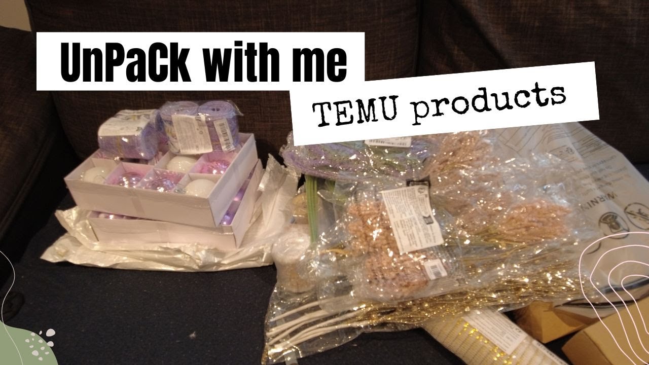 Unpacking TEMU Package I DianeGweh - YouTube