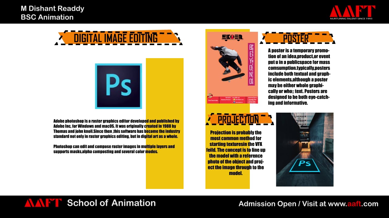 AAFT | School of Animation | Student Work | Graphic Design Projects 01 ...