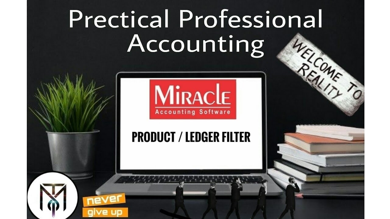 How to filter product and ledger in miracle accounting software. - YouTube
