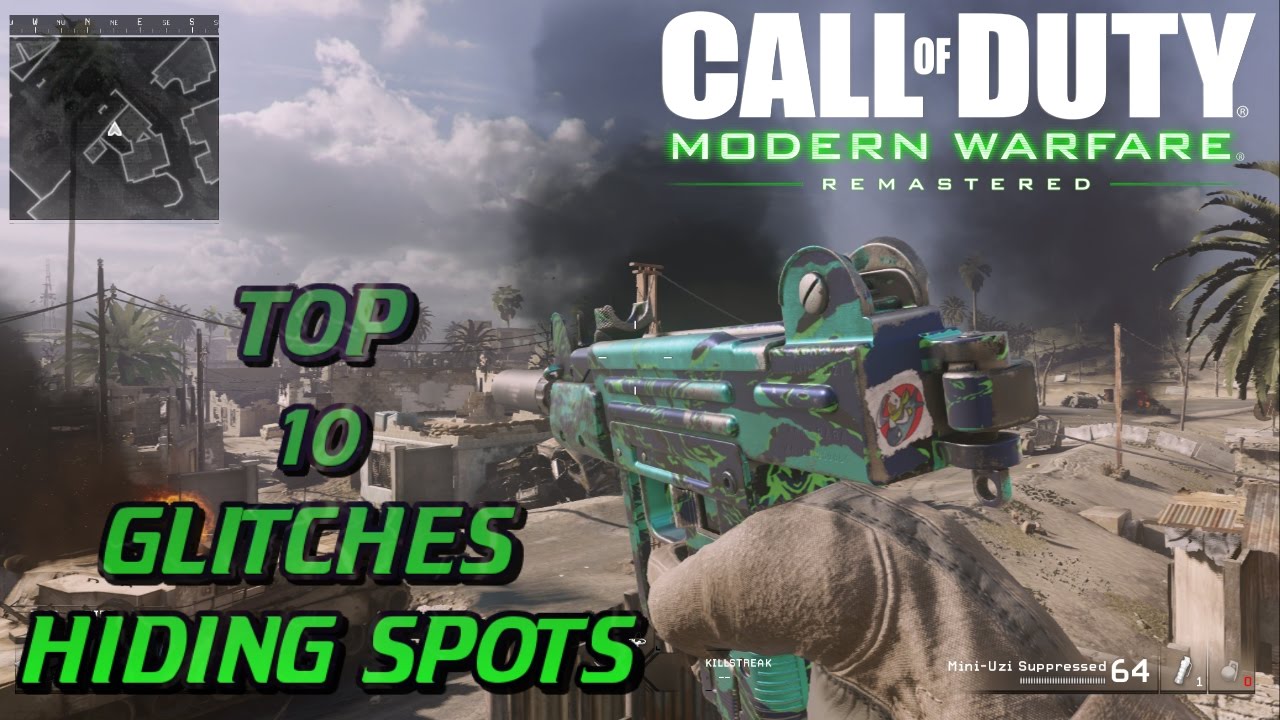 "TOP 10 GLITCHES/HIDING SPOTS" - (Ambush) - (No Old School) - Call Of ...