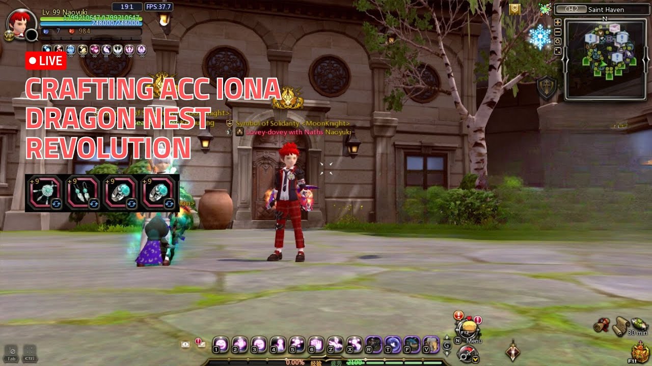 Live Dragon Nest Revolution | Crafting ACC Iona #Guide34 - YouTube