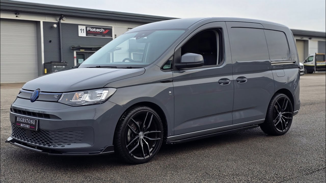 vw caddy mk5 sportline edition r modified Lowered alloys splitter ...