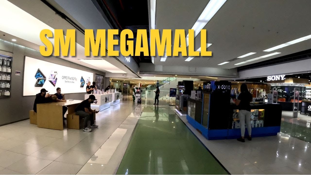 WALKING INSIDE SM MEGAMALL - YouTube