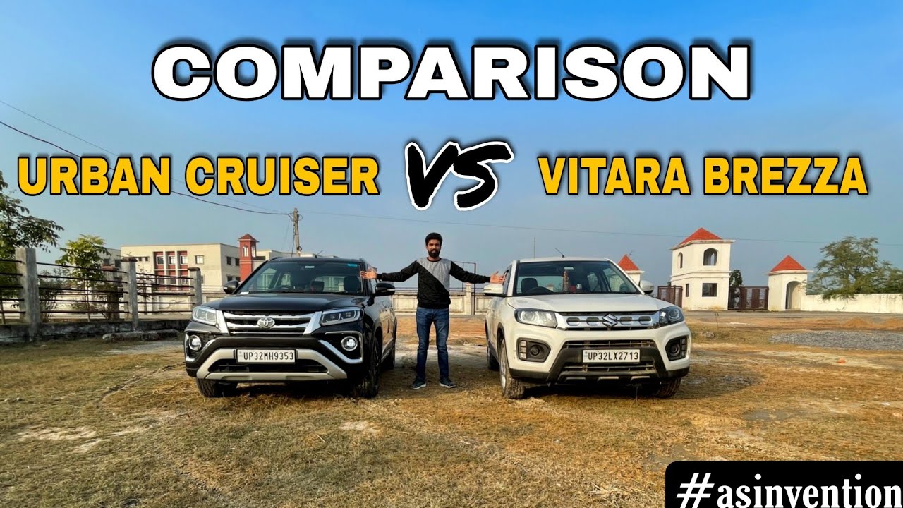 Toyota Urban Cruiser VS Maruti Suzuki Vitara Brezza Comparison 2022 ...