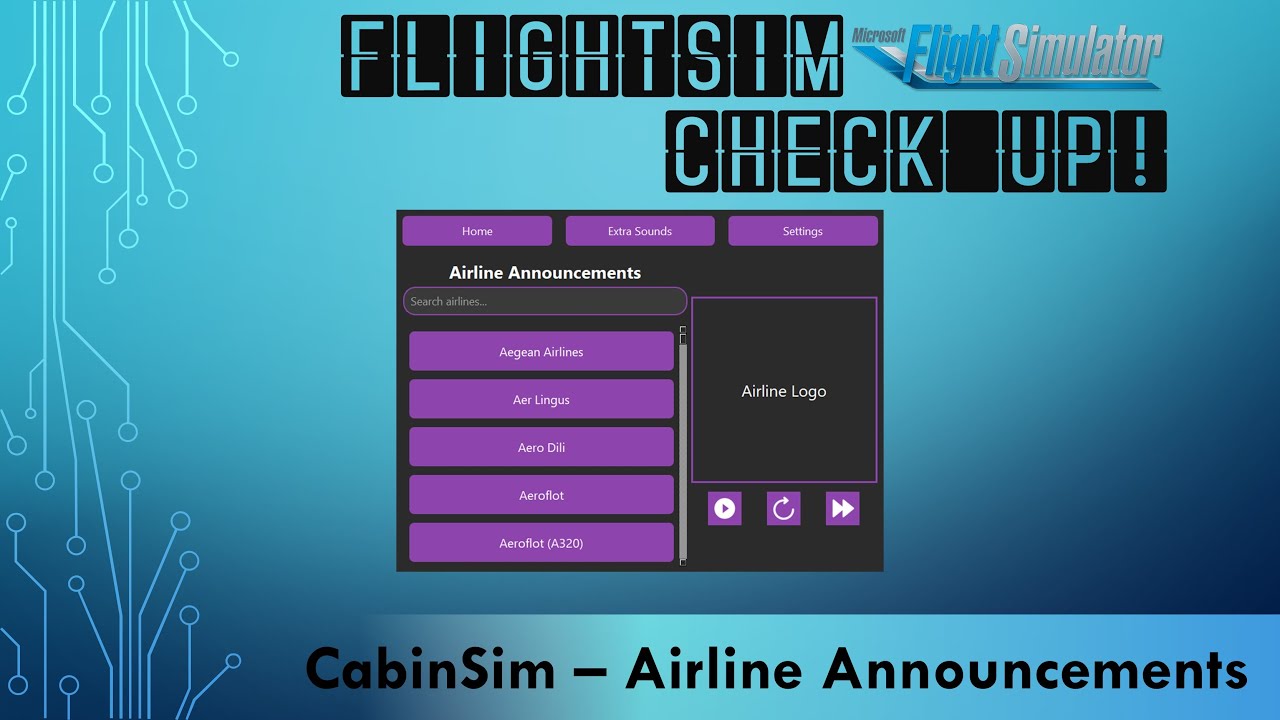 CHECKUP!: CabinSim – Airline Announcements - Echte Airline Durchsagen ...