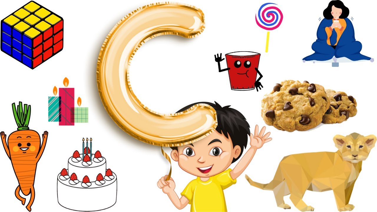 Words Start With Letter C, Letter C Words for kids, Words starting with ...