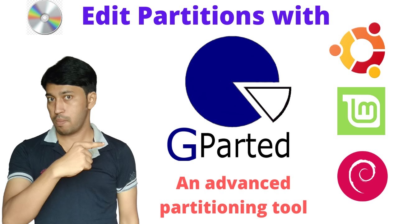 Gparted Tutorial | Edit Partitions Easily | Resize partition Without data loss | Gparted Ubuntu ...