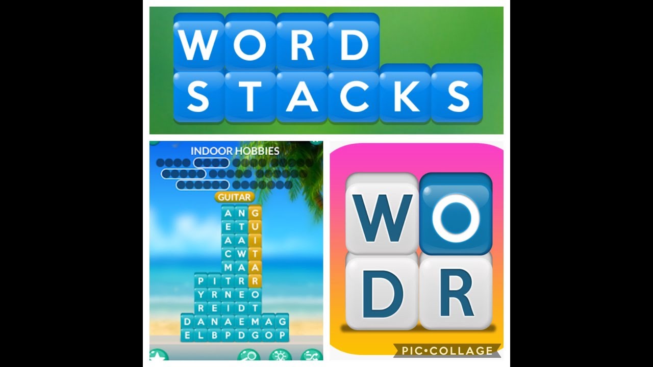 Playing wordstacks! - YouTube