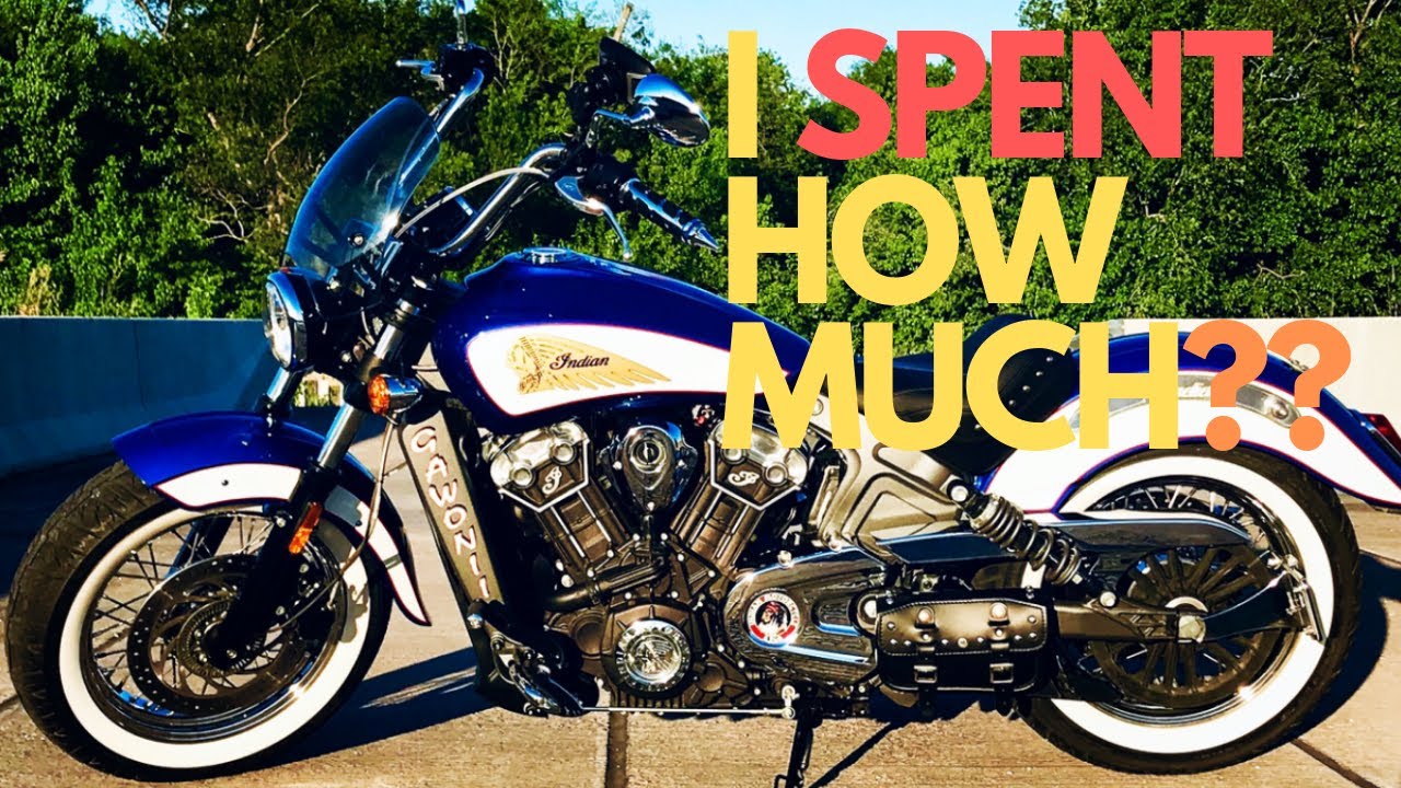 Indian Scout Mods, I spent how much? - YouTube